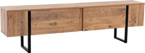 TV stolek v dekoru borovice v přírodní barvě 180x50x29,5 cm Serenity – Kalune Design
