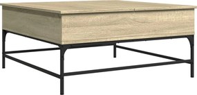 Konferenční stolek dub sonoma 95 x 95 x 45 cm kompozit a kov 3217065