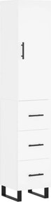 Skříň highboard bílá 34,5 x 34 x 180 cm kompozitní dřevo 3198873