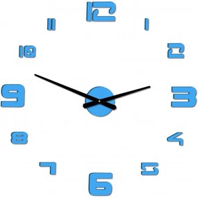Nástěnné hodiny samolepicí velké Moderní hodiny | SENTOP 12P021 PLEXI 2D