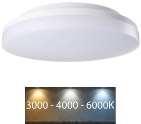 Rabalux | Rabalux 2698 - LED Koupelnové stropní svítidlo ZENON LED/24W/230V IP54 3000K/4000K/6000K | RL2698