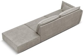 Světle šedá lenoška (levý roh) Vanda – Mazzini Sofas