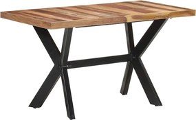 Jídelní stůl 140x70x75 cm masiv s medovou povrchovou úpravou 321546