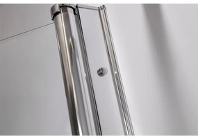 BPS-koupelny Čtvercový sprchový kout HYD-SK1180B 90x90 chrom/transparent - bez vaničky