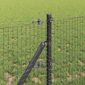 Zemní upevnění svařované drátěné ploty 100 x 0,4 m Šedá 3351895