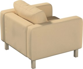 Potah na křeslo IKEA Karlstad, krátký barva béžová