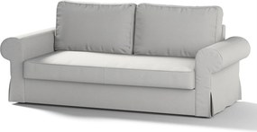 Potah na pohovku IKEA Backabro, 3-místná, rozkládací barva šedá látka pletený vzor