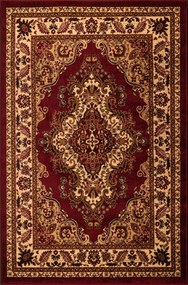 JUTEX Kusový koberec MEDAILON 6985A červeno-krémový BARVA: Červená, ROZMĚR: 160x230 cm