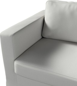 Potah na pohovku IKEA  Karlstad 3-místná, nerozkládací, dlouhý barva šedá látka pletený vzor