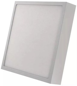 Emos lighting LED přisazený panel NEXXO 22,5cm, 21W, CCT, čtvercový Barva: Stříbrná