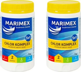 Marimex | Marimex Chlor Komplex 5v1 1,0 kg - sada 2 ks | 19900030