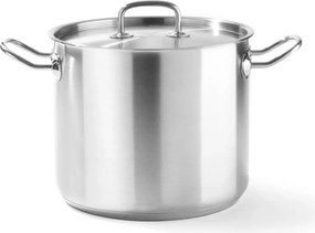 Hrnec Vysoký 9L 24cm Na Indukci Inox Víko