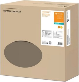LED svítidlo LEDVANCE Surface Circular 400mm 24W/3000K teplá bílá IP44