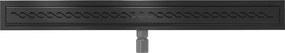 Mexen Flat M18 lineární odtok 90 cm, černý - 1723090-15