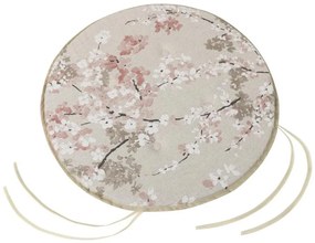 Sedák IVO kulatý hladký - průměr 40 cm, výška puru 2 cm sakura
