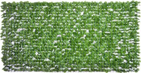 Outsunny Umělý živý plot Soukromí Živý plot Terasa Nástěnná dekorace Světle zelená 300 x 150 cm