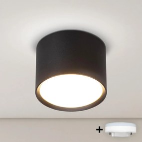 BRILAGI-LED RGB Stm. bod. svít. SMOOTH 1xGX53/14W/230V 60x82 mm Wi-Fi Tuya černá