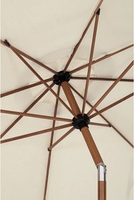 Béžový slunečník ø 300 cm Palinuro – Bizzotto
