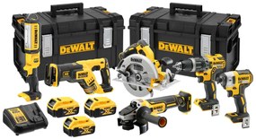 DeWALT - 12dílná sada AKU nářadí, baterií a nabíječky DCK623P3