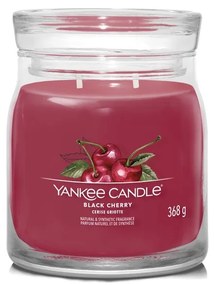 Yankee Candle Signature svíčka střední Black Cherry, 368g