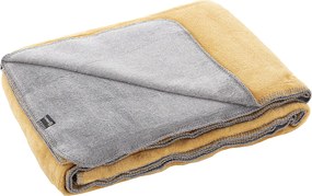 Deka Cotton Cloud 150x200cm  Mustard&amp;Grey