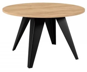 Konferenční stolek Barteno, Barva: černá / černý molet