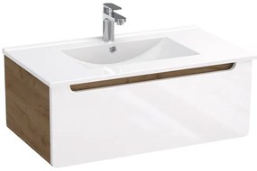 Comodo Koupelnová skříňka s keramickým umyvadlem Lukrecia W 80-1Z