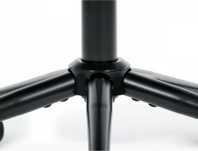 Kancelářská židle černá dekor broušené kůže černý kovový kříž KA-V3120 BK3