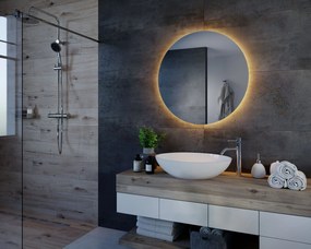 Kulaté zrcadlo do koupelny s LED osvětlením C3