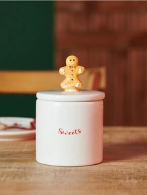 Sinsay - Úložný box s motivem perníkového panáčka - bílá