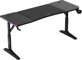 Huzaro Hero 4.6 RGB černá / Herní stůl / 160 x 60 x 56-79 cm / 6 úrovn