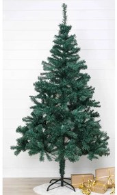 438382 HI Vánoční stromek s kovovým stojanem zelený 180 cm