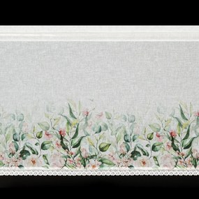 KRÁTKÁ ZÁCLONA NA PÁSCE ESTERA 150X60 CM KVĚTY