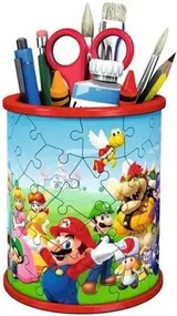 Ravensburger 3D Puzzle Stojan na tužky - Super Mario / 54 dílů / 18 x