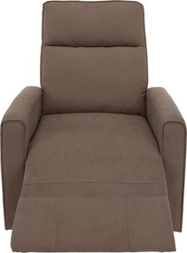 Relaxační otočné křeslo, šedohnědá Taupe, MEKENZI