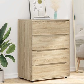 Úložné skříně 80 x 48 x 105 cm Kompozitní dřevo Sonoma dub 3406227