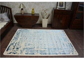 Luxusní kusový koberec akryl Icon modrý 2 200x300cm
