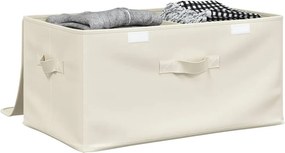 Úložné boxy 2 ks textil 43 x 34 x 23 cm krémové 332911