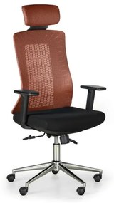 Kancelářská židle EDEN, oranžová/černá