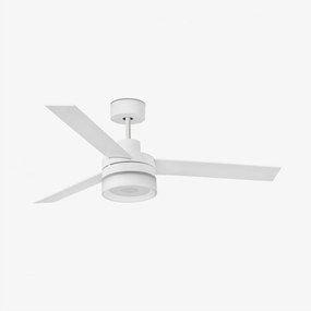 FARO 33460 ICE L L LED SPEAKER, bílá, stropní ventilátor s reproduktorem - FARO