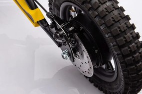 LEAN CARS Elektrická motorka krosová A9901 36V, žlutá