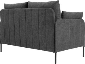 Ziden Couch 2 Sitzer látka – černá