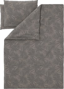 Livarno® Ložní povlečení z mikrovláknitého saténu, 220 x 240 cm, 70 x 90 cm (palmové listy)