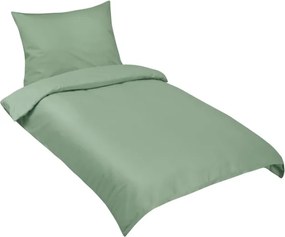 Bellatex Povlečení bavlněné satén LUX 140x200, 70x90 cm Zelená