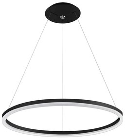 Palnas 62002149 DONA závěsné svítidlo LED 80cm 62W 4030lm 3000K černé Závěsná svítidla