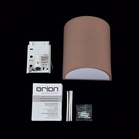 Orion WA2-1351/1Braun Nástěnná lampa UFO hnědá textilie