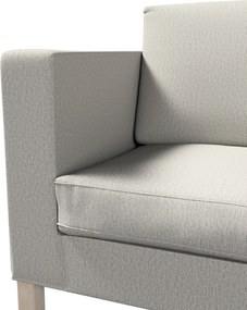 Potah na pohovku IKEA  Karlanda rozkládací, krátký barva šedá látka pletený vzor