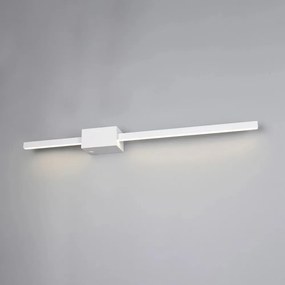 Matně bílé LED stmívatelné nástěnné svítidlo Cassino – Trio
