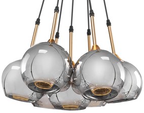 Toolight - Stropní lampa ze skla 7xG9 APP898-7CP, OSW-06670