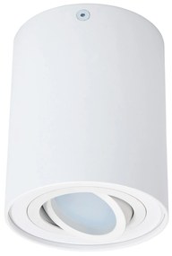 BERGE Podhledové bodové svítidlo OS100-BP výklopné - kruhové - bílá matná + patice GU10